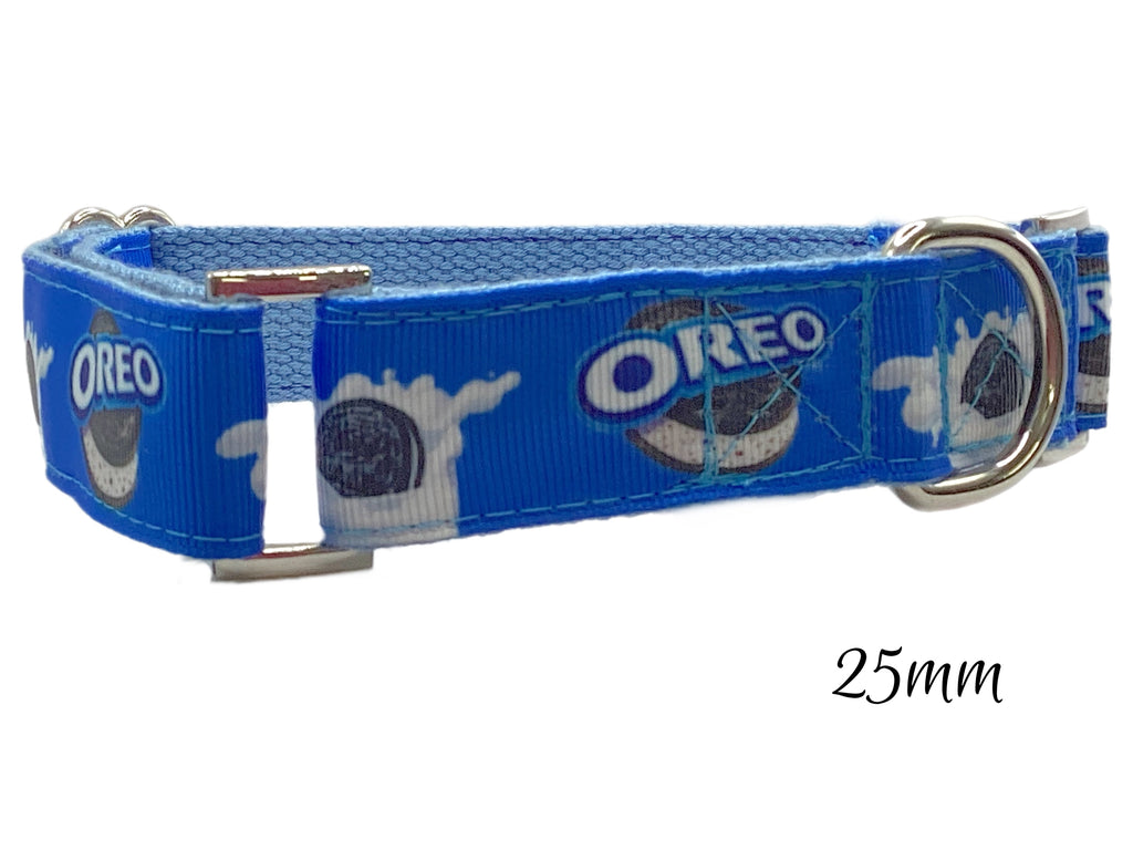 Oreo greyhound Martingale collar 25mm house collar – RRRUFF!